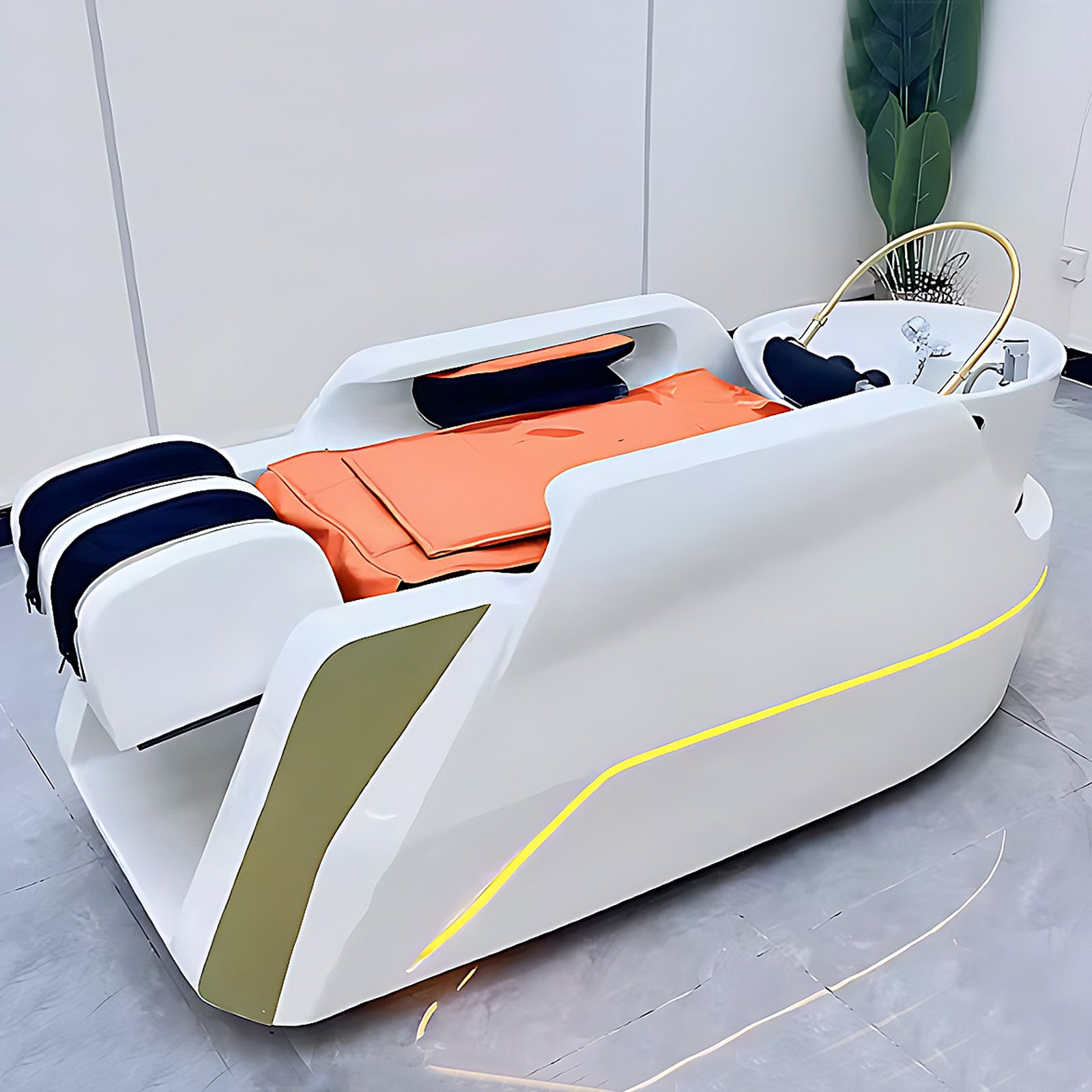 Massage Salon Shampoo with Led Lights and Water Circulation System ...